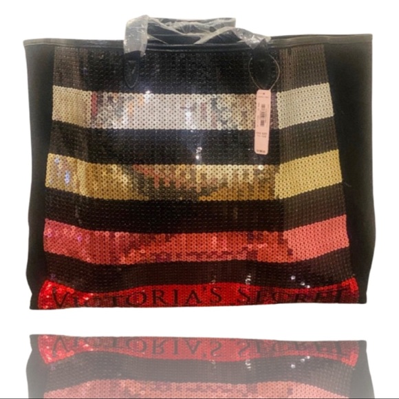 Victoria's Secret | Bags | Nwt Victoria Secret Sequin Tote Bag Nwt ...